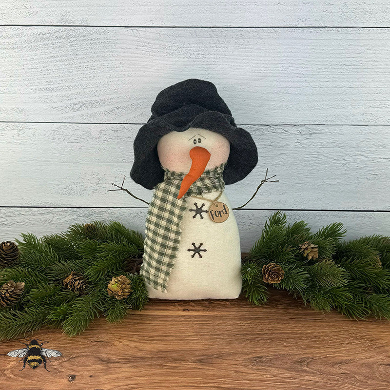 Ford the Curly Nose Snowman – Honey and Me Collective