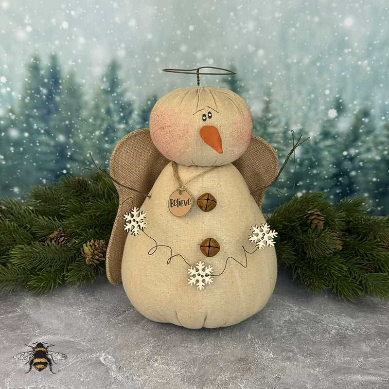 Believe the Snowy Snowman Angel – Honey and Me Collective