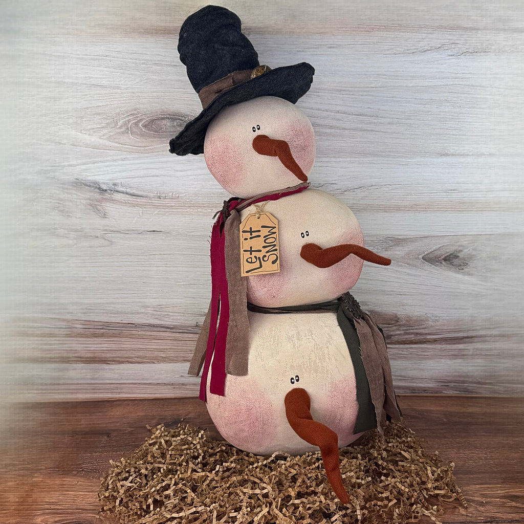 Let It Snow Prim Snowmen Stack – Honey and Me Collective