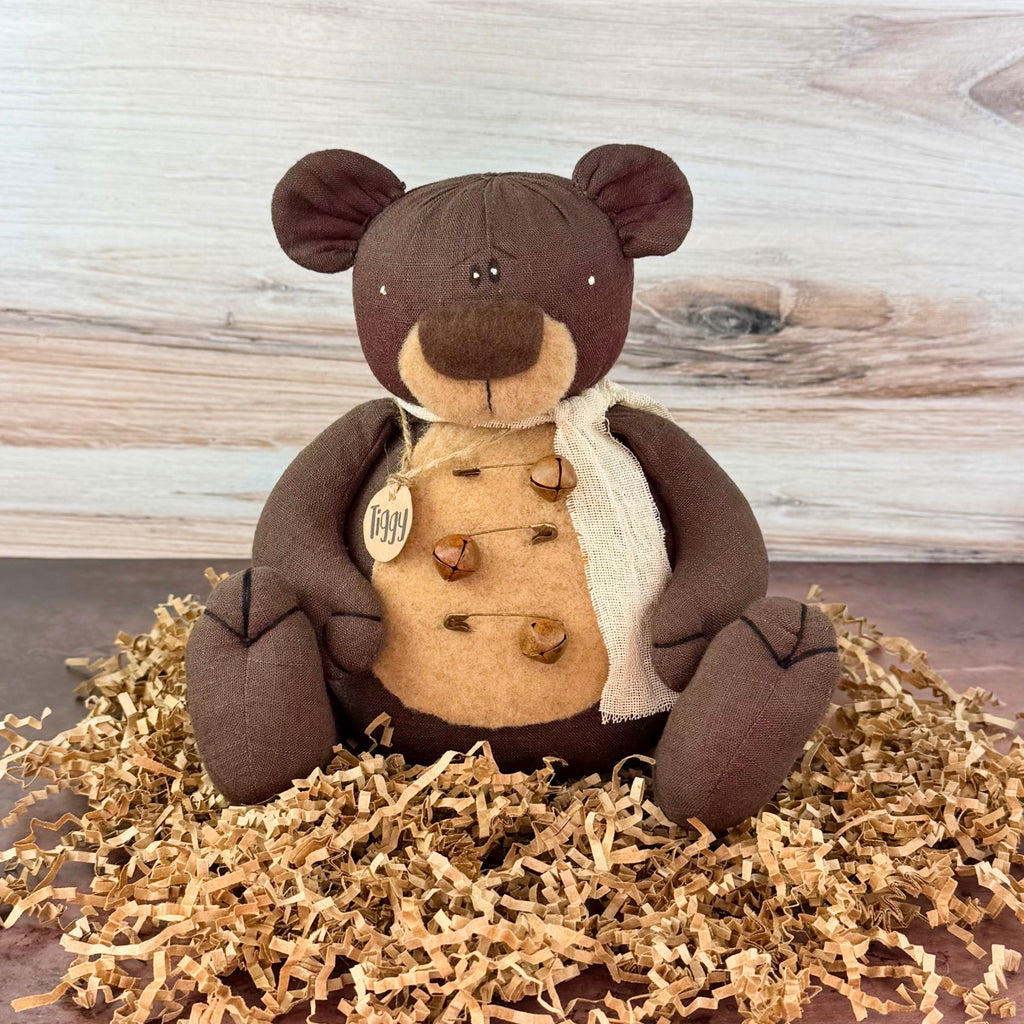 Tiggy the Tattered Teddy – Honey and Me Collective