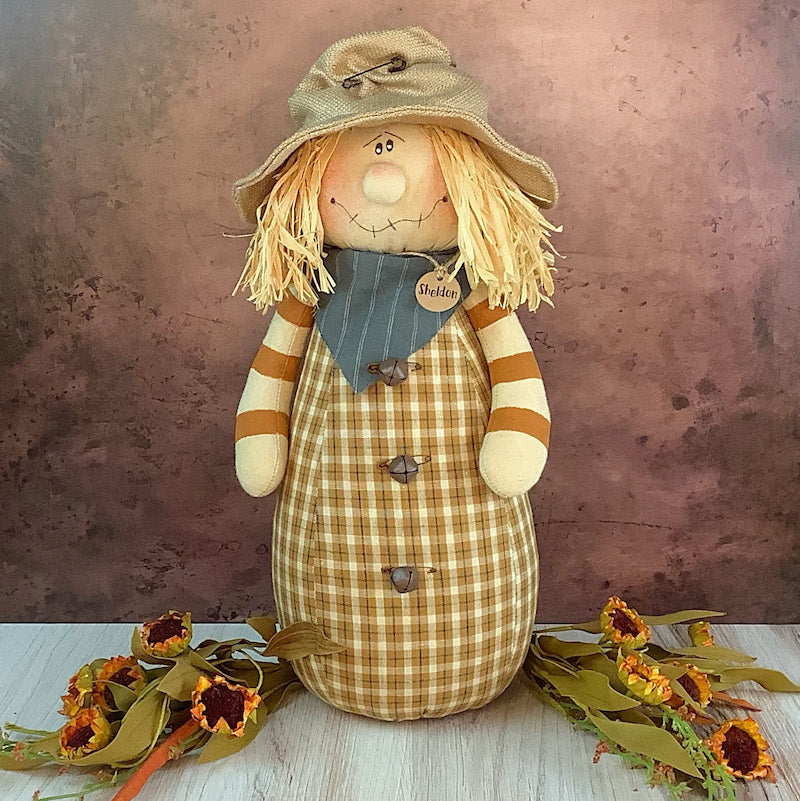 Sheldon the Goofy Scarecrow – Honey and Me Collective