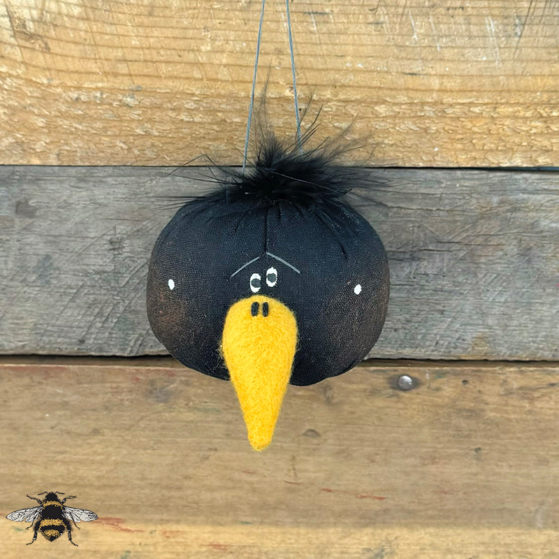 Large Crow Head Ornament – Honey and Me Collective